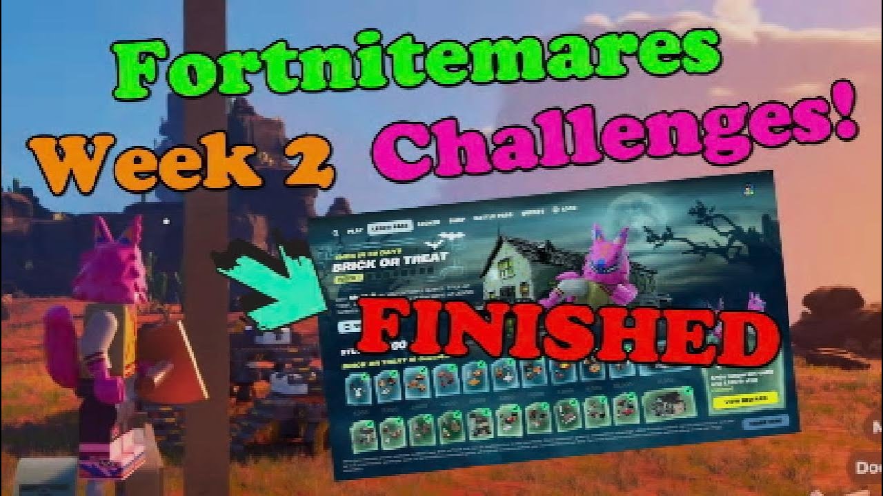 Fortnitemares Week 2 LEGO Challenge Guide ! - YouTube