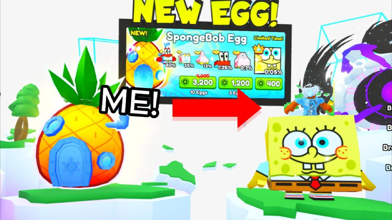 *NEW* SPONGEBOB EGG?!? (Pet Sim 99) - YouTube
