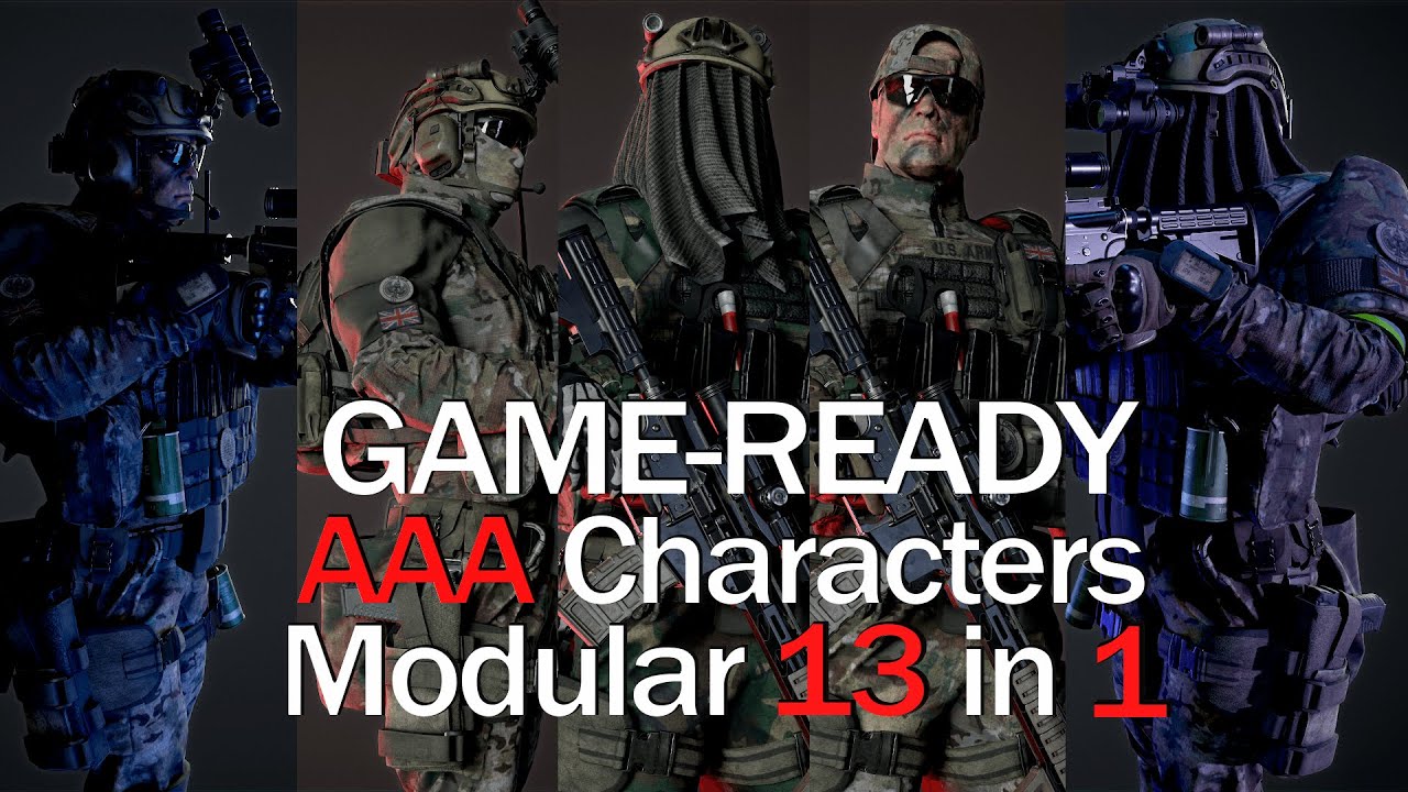 Unity AAA Soldier - YouTube