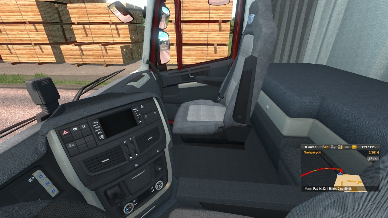 Euro Truck Simulator 2 handbrake - YouTube