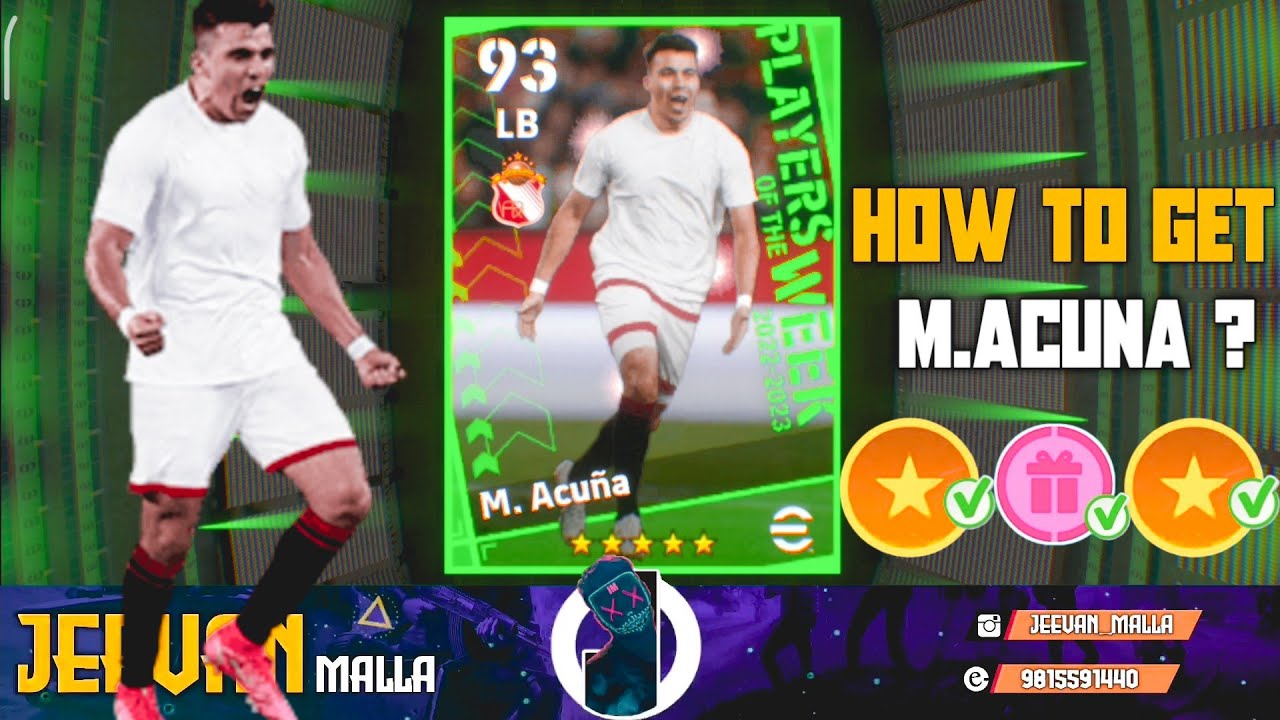 HOW T0 GET FREE 95 RATED M.Acuña IN POTW WORLDWIDE FEB 03'23 IN ...