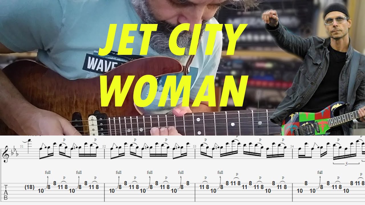 JET CITY WOMAN /Queensryche - Chris DeGarmo (Solo Lesson with TAB ...
