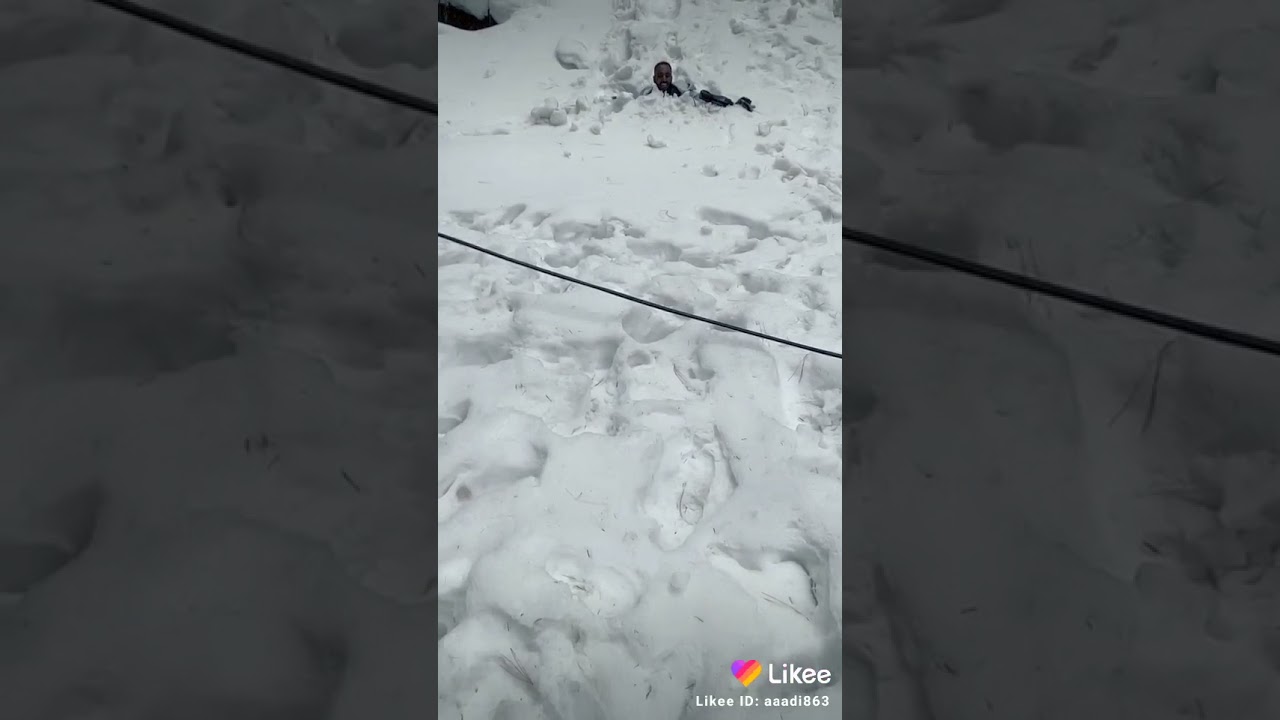 Drowning adventure in snow - YouTube