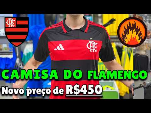 R$450 reais NOVO preço da Camisa do FLAMENGO 2026 2027 - Você vai comprar dessa vez?