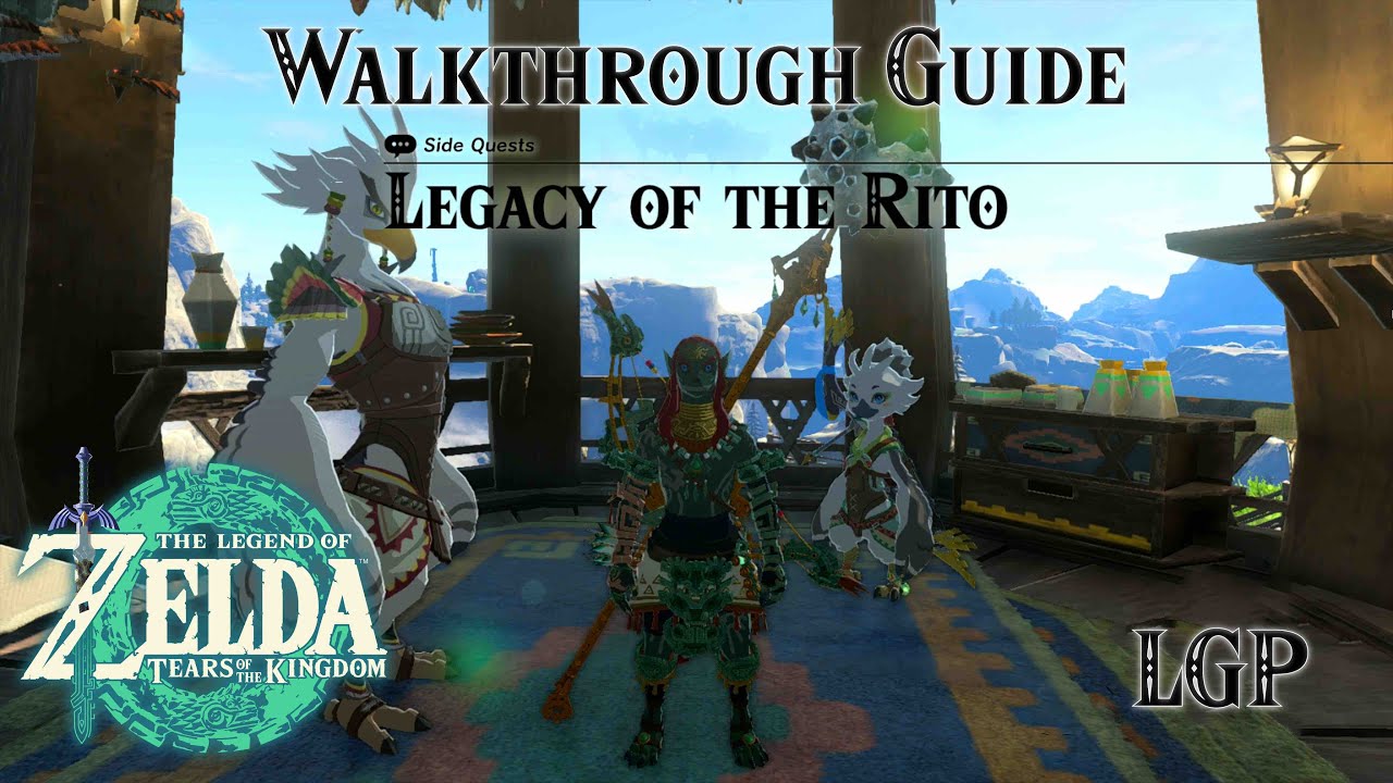 Tears Of The Kingdom | Legacy of the Rito - Side Quest | Walkthrough ...