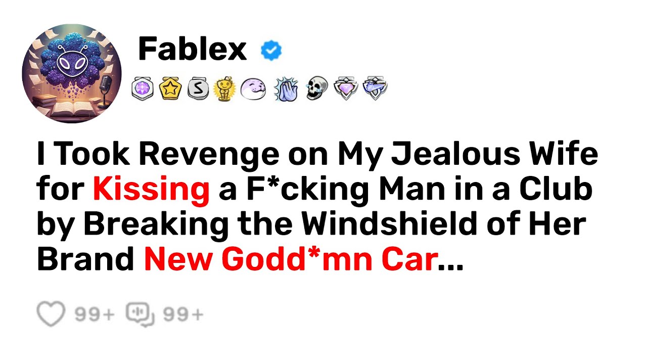 I Took Revenge on My Jealous Wife for Kissing a Man in a Club by Breaking the Windshield of Her ...
