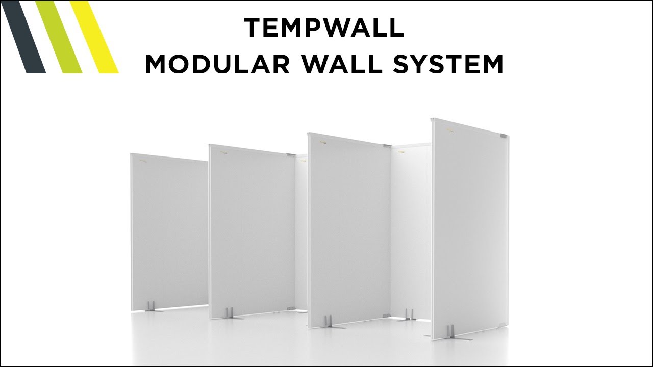 TempWall by Trusscore temporary wall system - YouTube