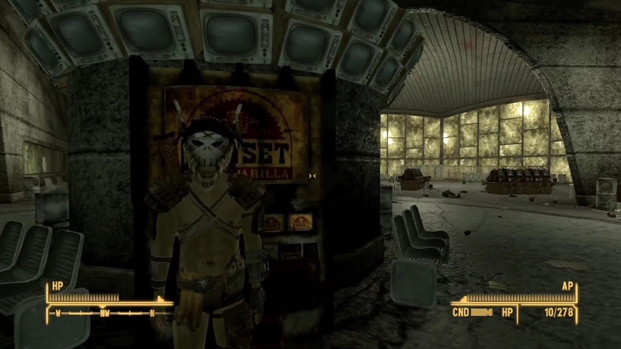 Fallout new vegas. Attacking camp McCarren dressed as salt upon wounds ...