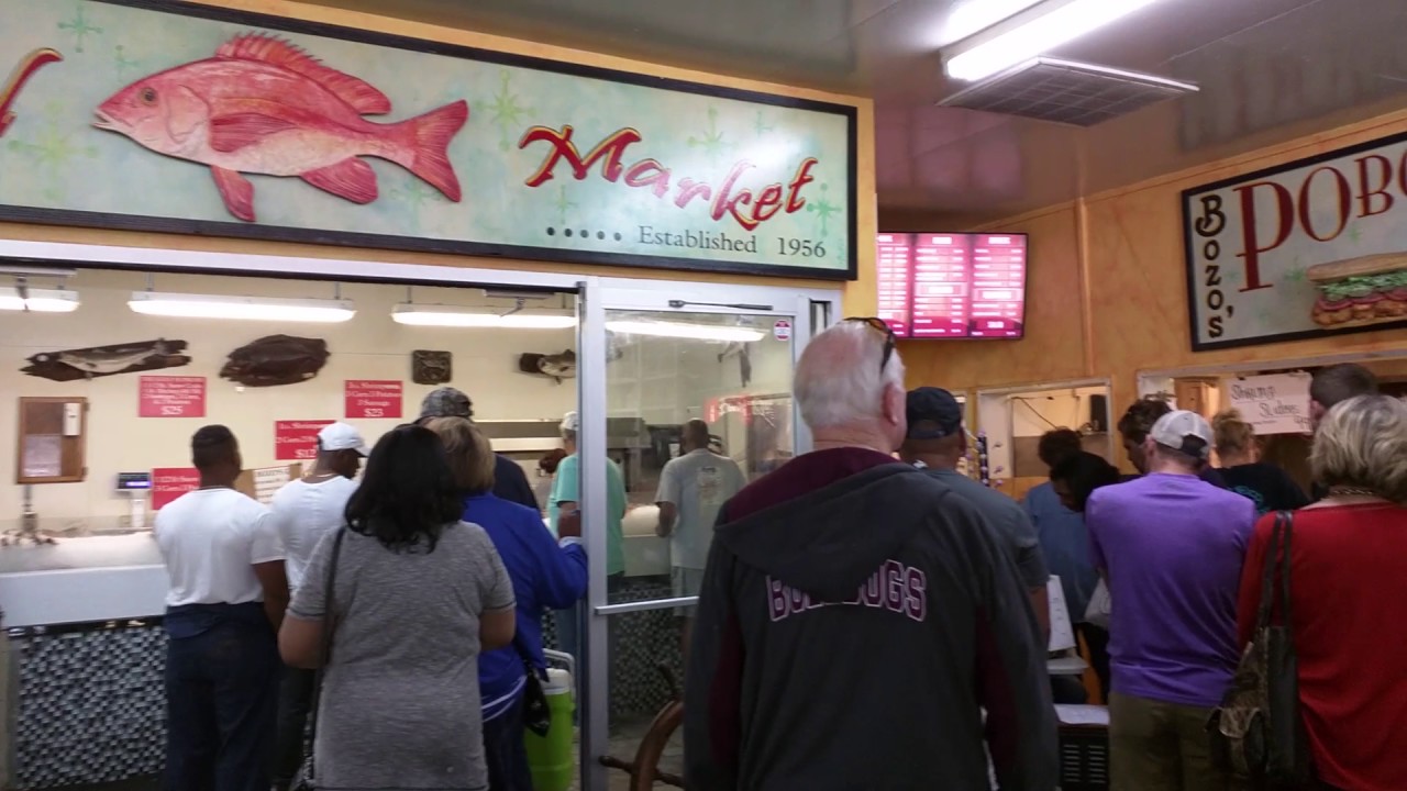 Bozo's seafood in Pascagoula - YouTube