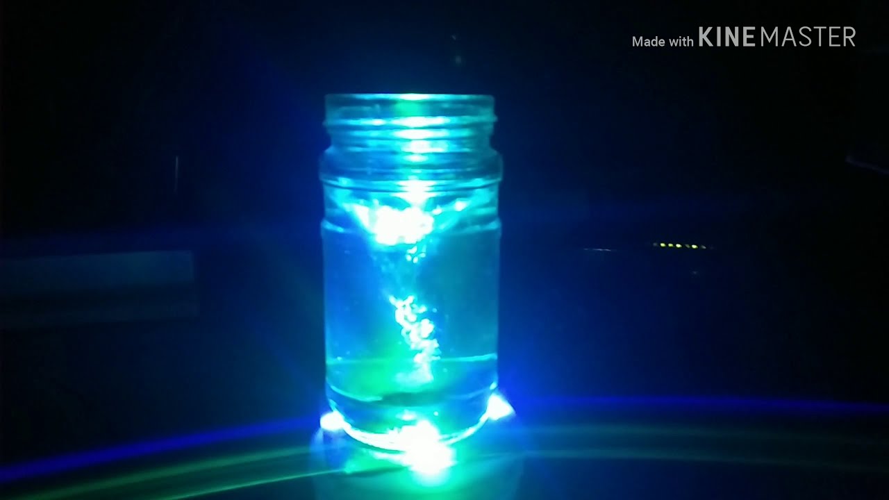 How to make vortex in jar - YouTube