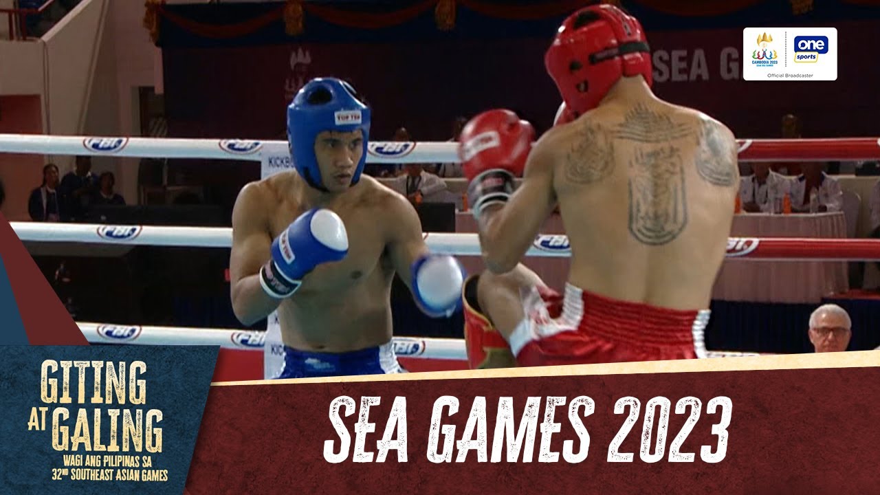 Jean Claude Saclag kickboxing men's 63kg low kick finals highlights ...