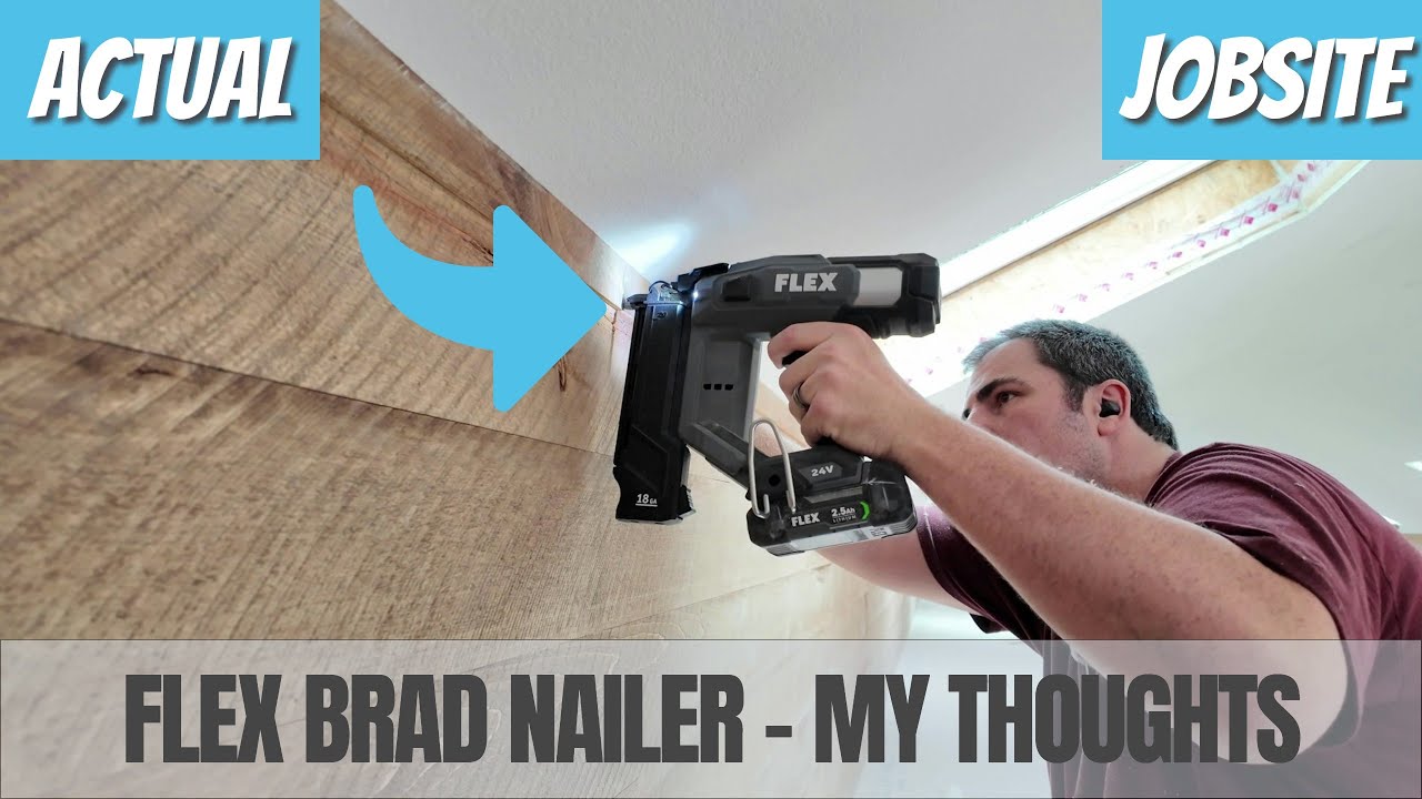 Flex 18GA Brad Nailer - In Depth Review - YouTube