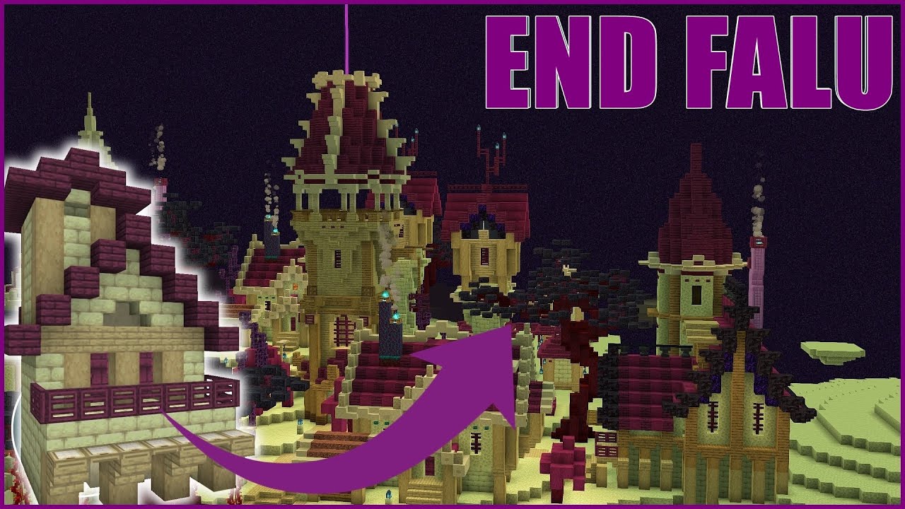 End falu a Minecraftban! | Építs-alakíts #3 | Minecraft 1.16.1 - YouTube