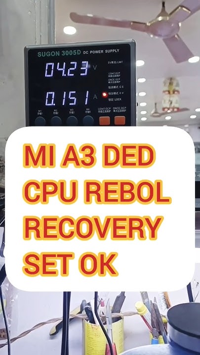 Mi a3 ded recovery cpu Rebol set ok - YouTube