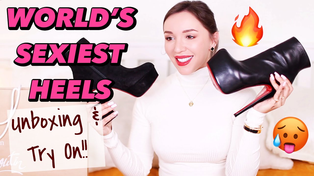 Christian Louboutin Hottest Heels Unboxing & Try On Stilettos Movida ...