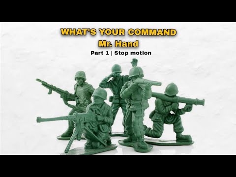 STOP MOTION, Army Men Toy Vs Hand. - YouTube