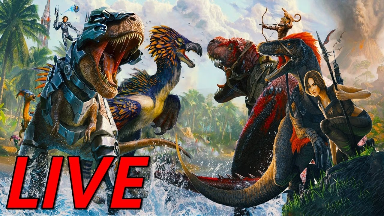 ARK ASA #005 - TOMEI RAID E FICARÃO COM DÓ DOS MEUS DINOS ...