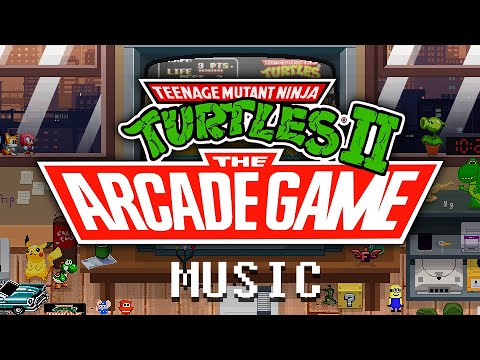 Teenage Mutant Ninja Turtles II: The Arcade Game (NES) Scene 4-2 - Rock ...