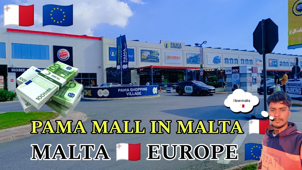 PAMA MALL | Market | Shopping mall | MALTA 🇲🇹 | EUROPE | Malta Valletta ...