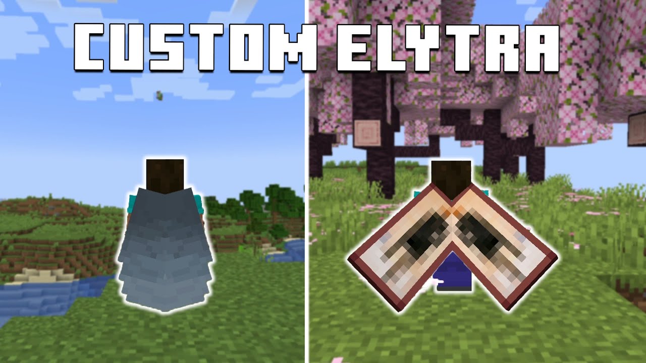 How to Make CUSTOM ELYTRA In Minecraft (Java/Bedrock/PE) - YouTube