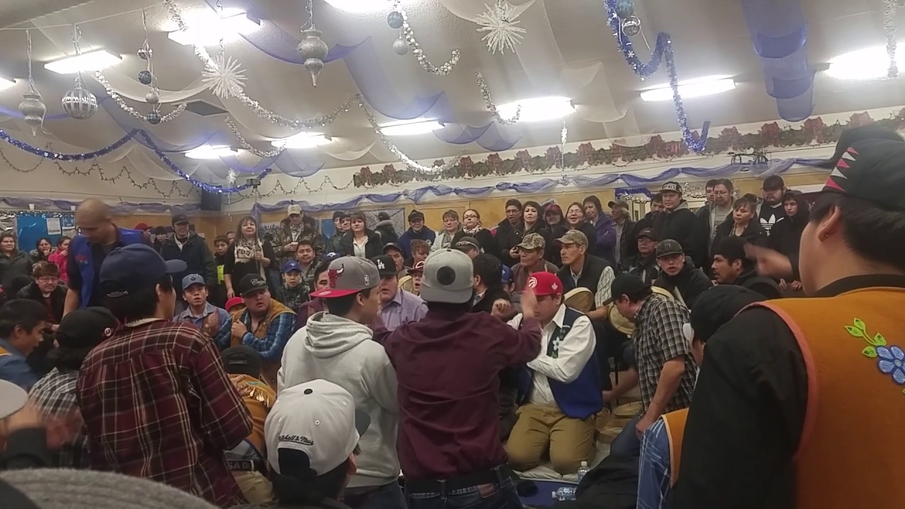 Behchoko 2 youth hand game tournament - 2016-12-29 - YouTube