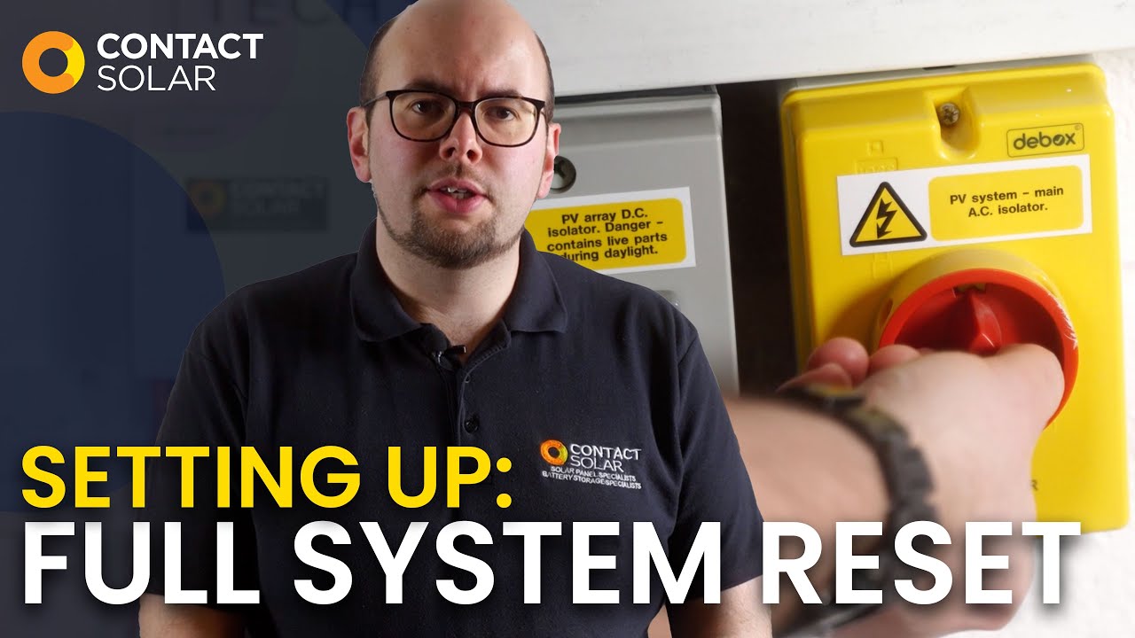 Sunsynk Full System Restart - YouTube