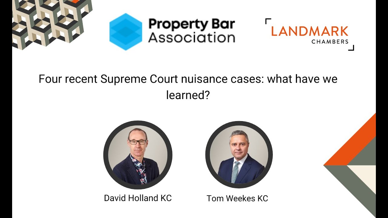 David Holland KC and Tom Weekes KC unpack lessons from four key Supreme ...