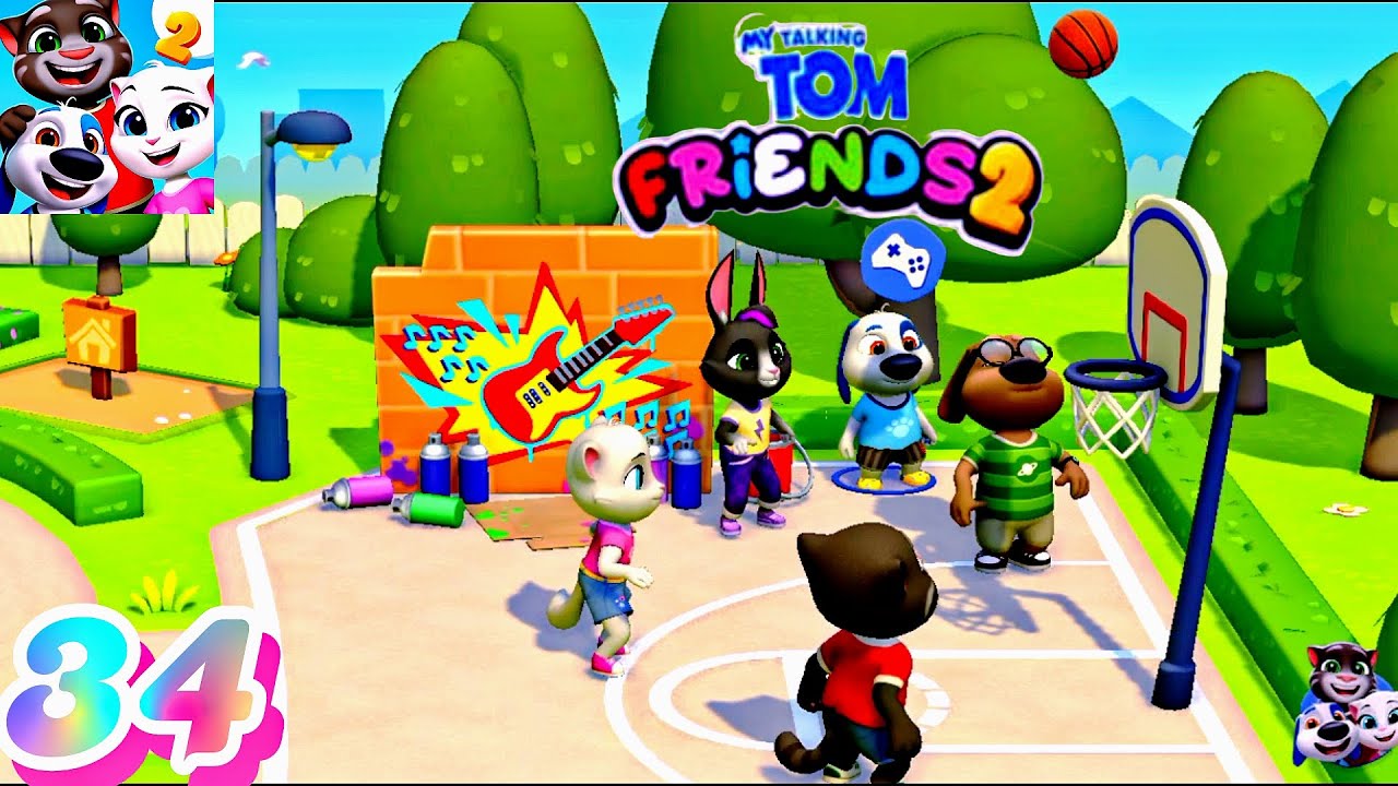 MY TALKING TOM FRIENDS 2 – Gameplay Walkthrough Part 34 (iOS & Android ...