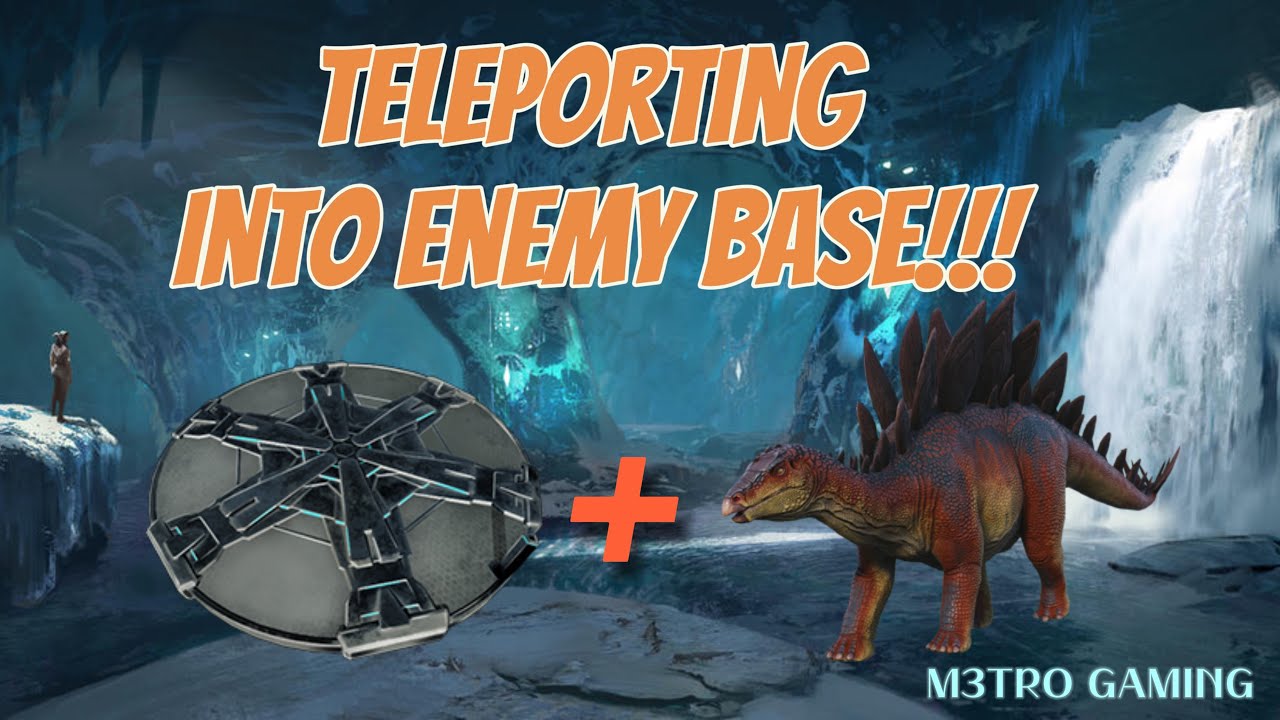 TELEPORTING INTO ENEMY BASE! (ARK ASC) + Base Defense - YouTube