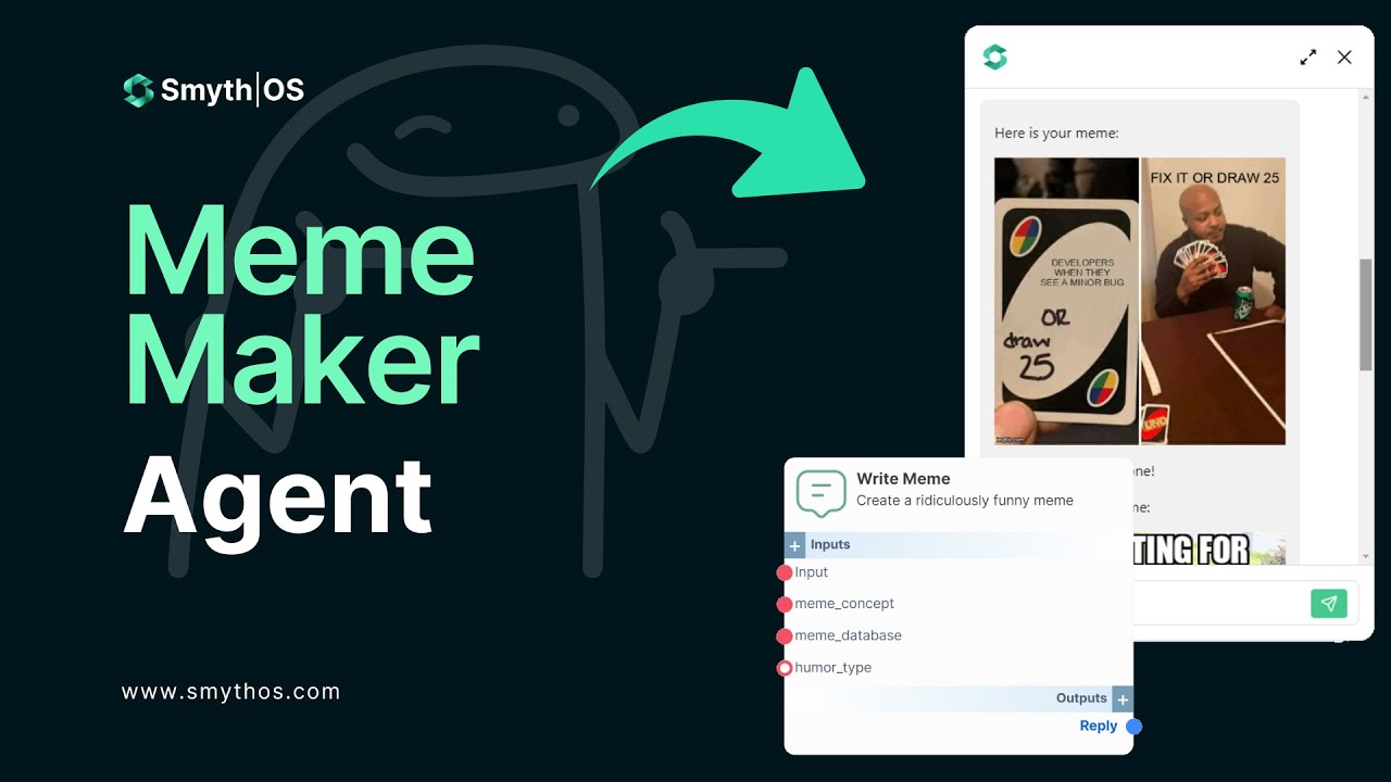 SmythOS - Meme Maker - YouTube
