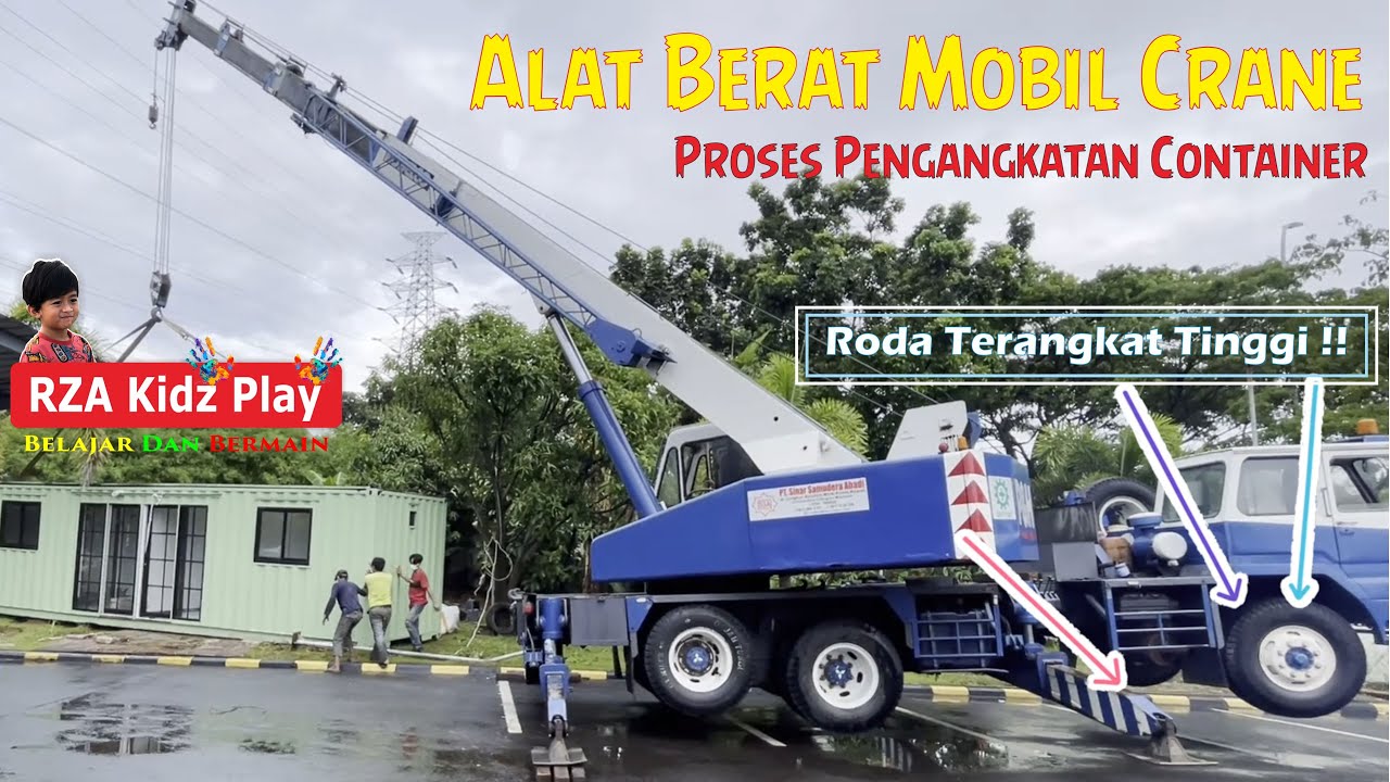 Alat Berat Mobil Crane || Wheel Crane || Truck Crane || Pengangkatan ...