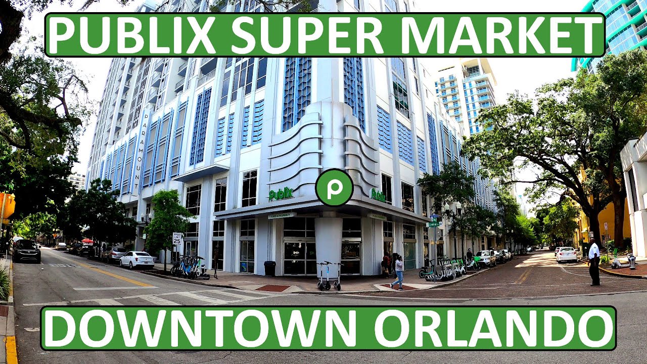 Publix on Lake Eola in Downtown Orlando Florida at The Paramount ...