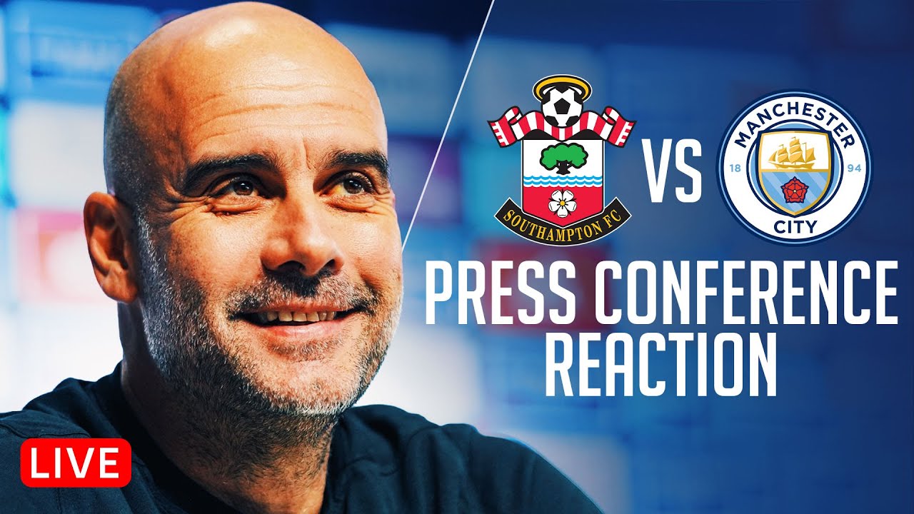 PEP GUARDIOLA PRESS CONFERENCE - LIVE REACTION - YouTube