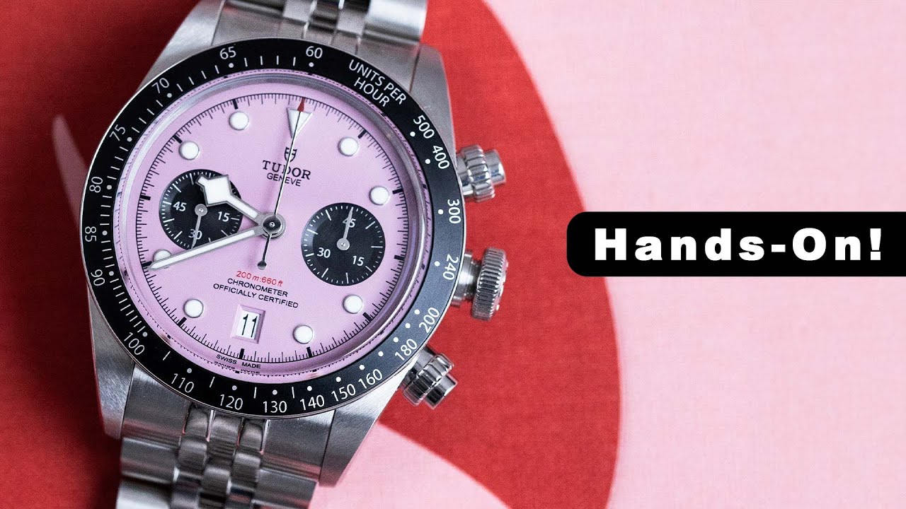 NEW Tudor Black Bay Chrono 'Pink' Hands-On - GAME CHANGER! - YouTube