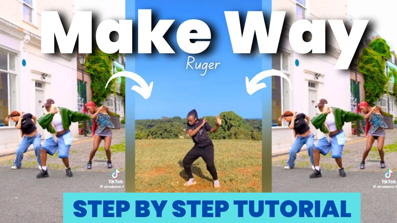 Ruger - Make Way EASY TIKTOK AFRO DANCE TUTORIAL (mirrored) - YouTube