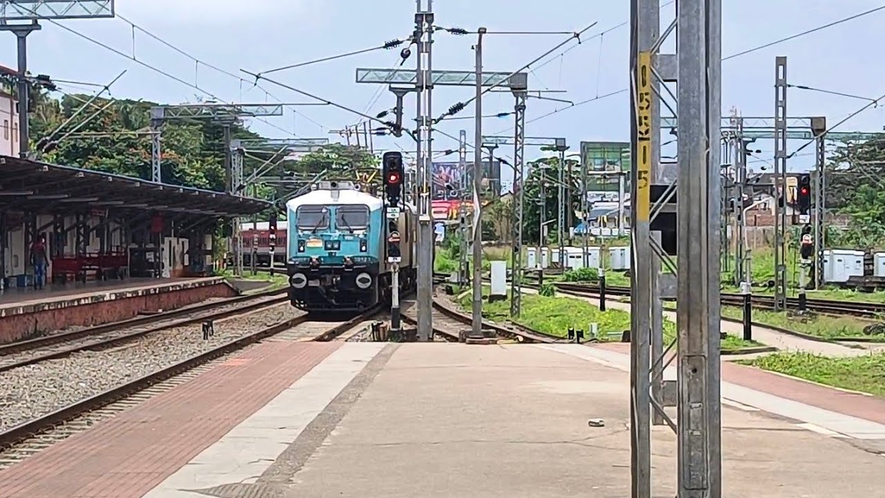 #CAPE PUNE express #Kanyakumari pune express departure from kollam ...