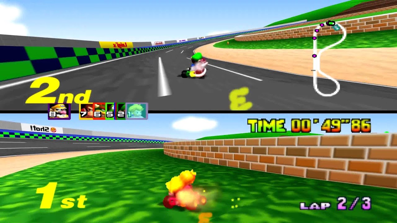 Mario Kart 64 - Perfect Red Shell Shot - YouTube