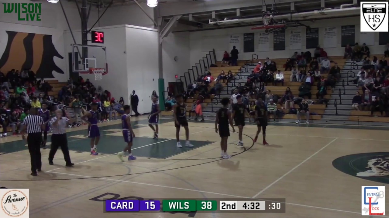 Wilson Boys Varsity Basketball vs. Cardozo - YouTube