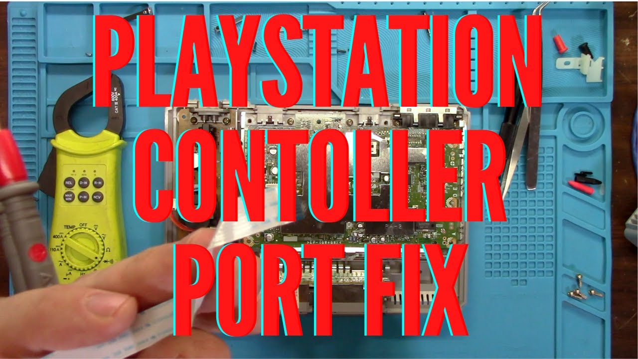 PS1 Controller Port Fix and Fuse Replacement - YouTube