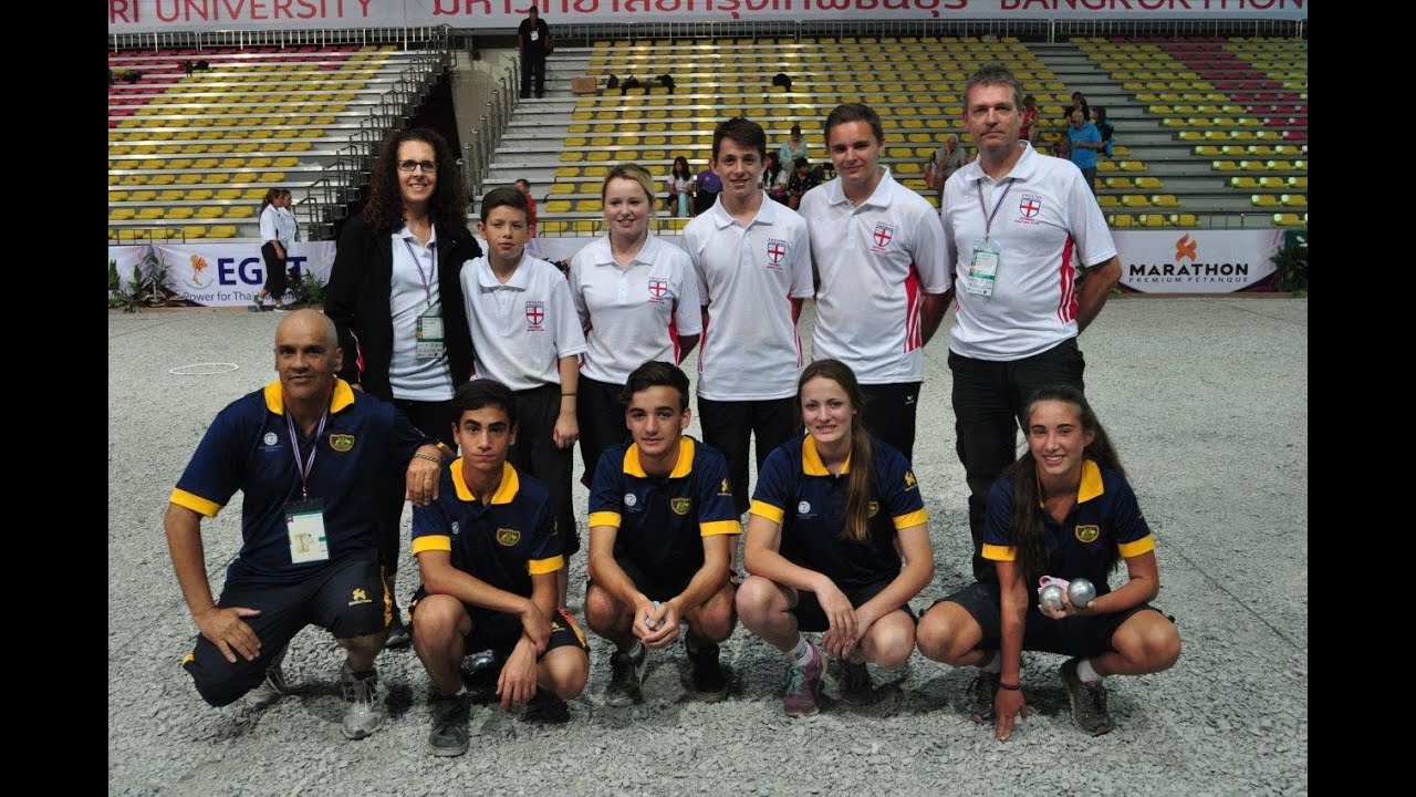 England vs Australia -15th World Junior Pétanque Championships ...