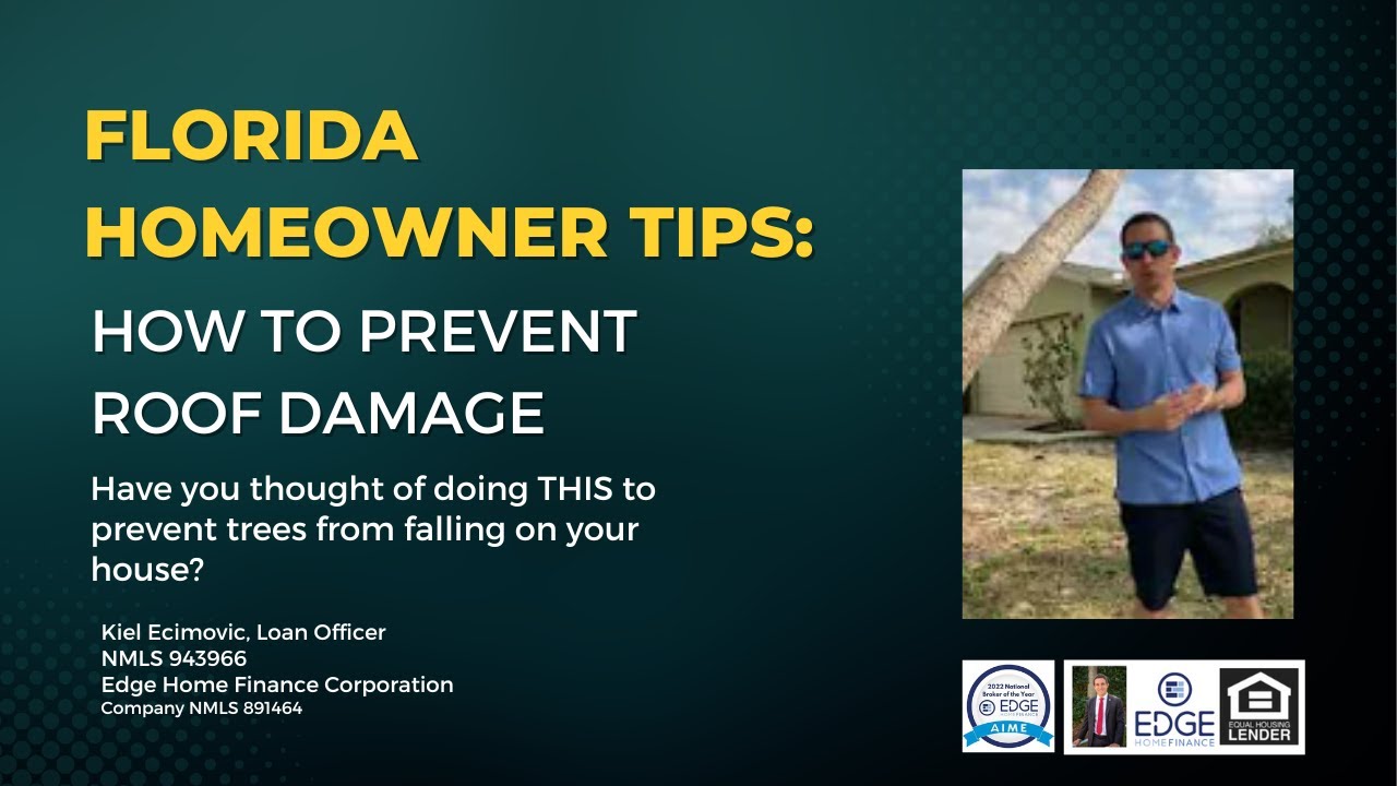 Here’s one way you can prevent roof damage in Florida - YouTube
