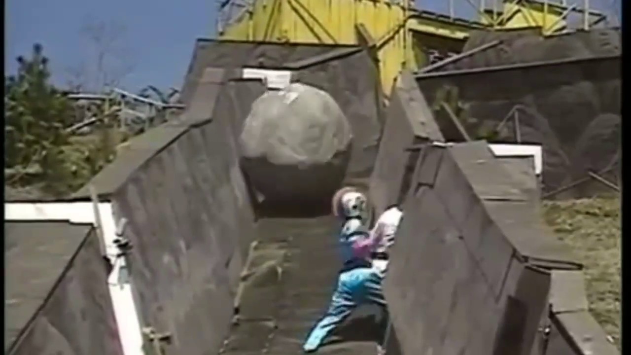 Guy Gets Hit By Big Rock In GameShow - YouTube
