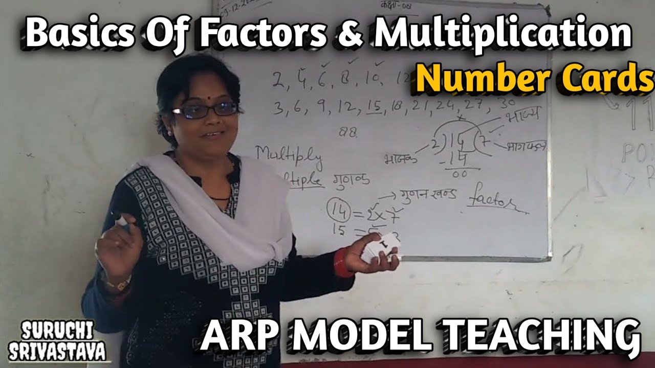 Basics Of Factors & Multiplication Using Number Cards | ARP Model ...