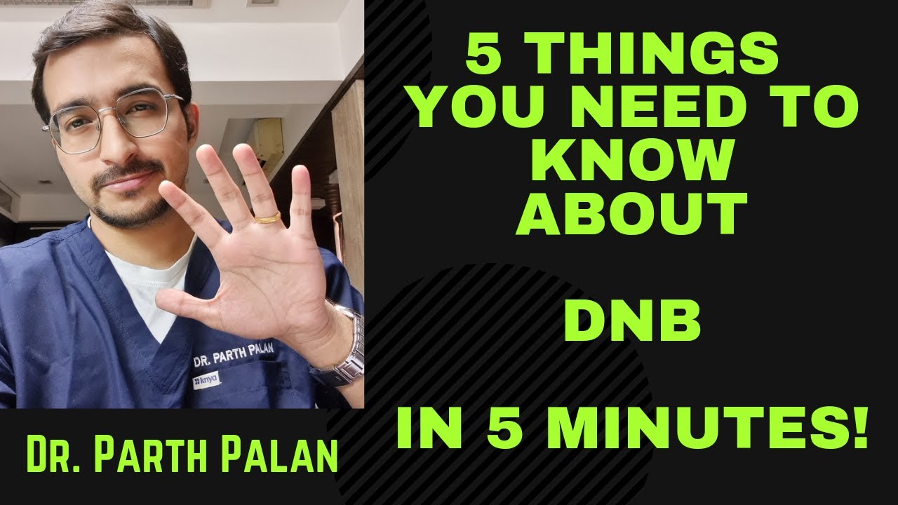 5 Things You Need to Know about #DNB in 5 Minutes! What is #dnb degree ...