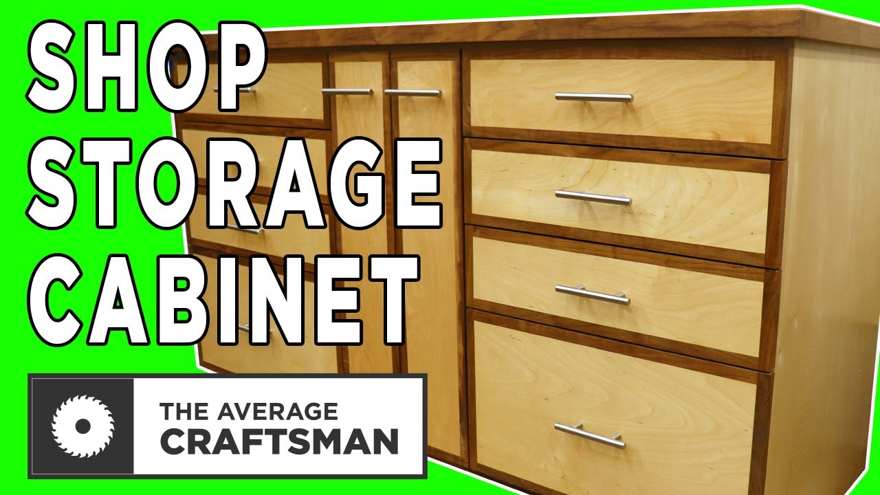 Shop Storage Cabinet - How to Build - YouTube