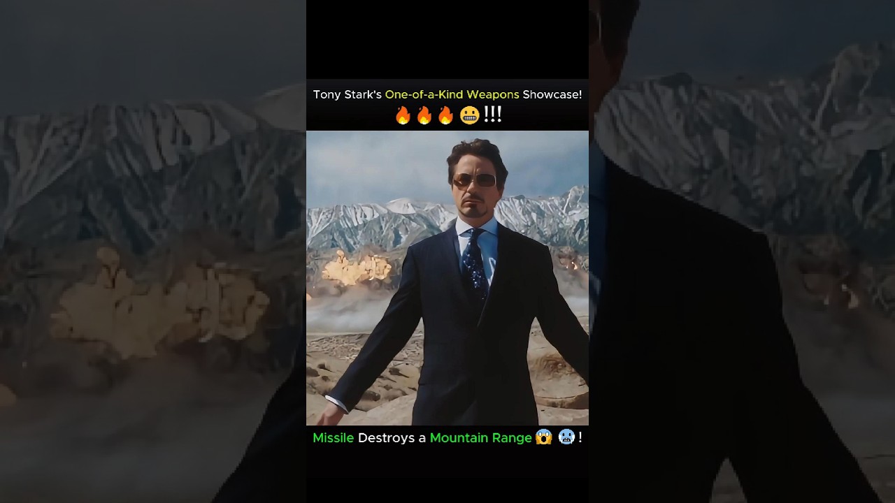 Tony Stark's One-of-a-Kind Weapons🔥💥😬 Showcase!#shorts #ironman #marvel ...