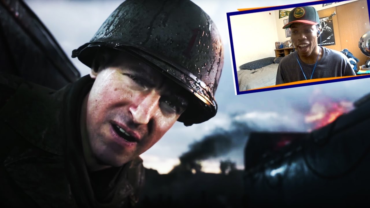 Call of Duty: World War II Official Reveal Trailer - MY LIVE REACTION ...