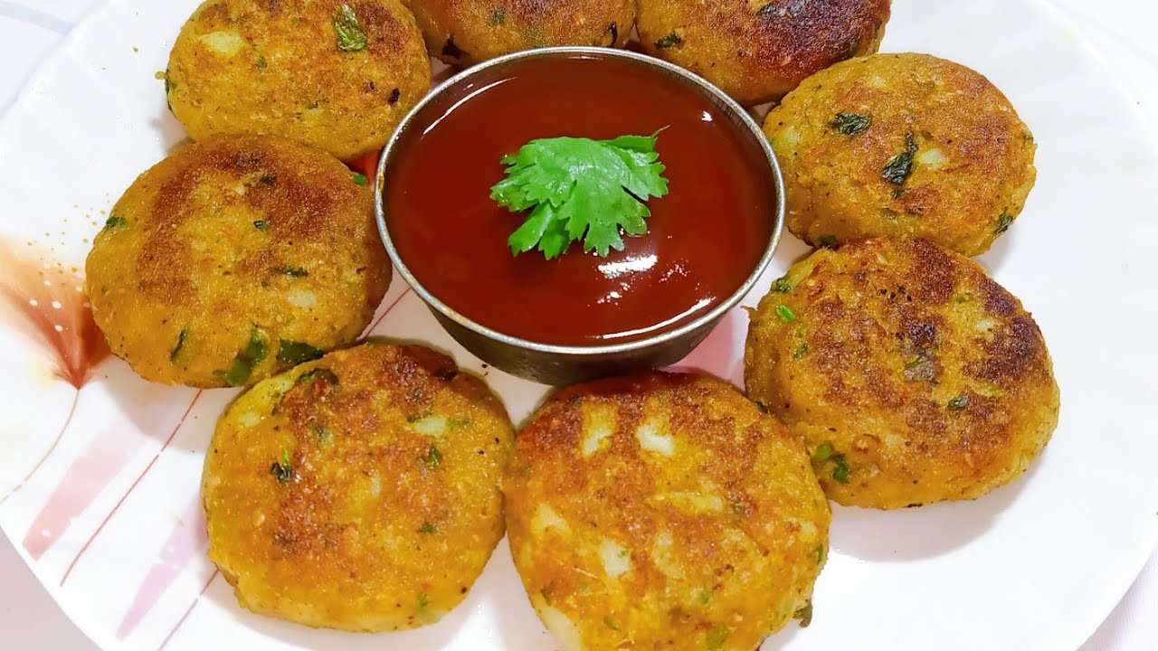 masala oats cutlet मसाला ओट्स कटलेट - YouTube