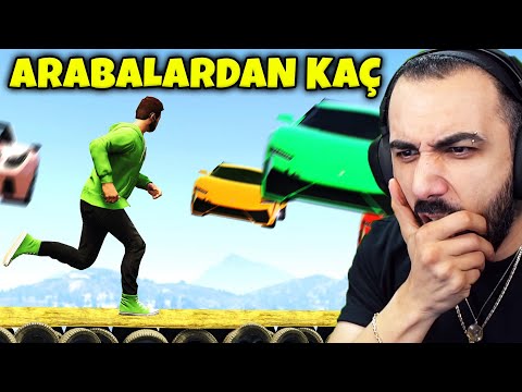 ÜSTÜNE UÇAN ARABALARDAN KAÇ!! RUNNERS vs CARS EKİPLE GTA 5 PLAYLIST | Barış Can