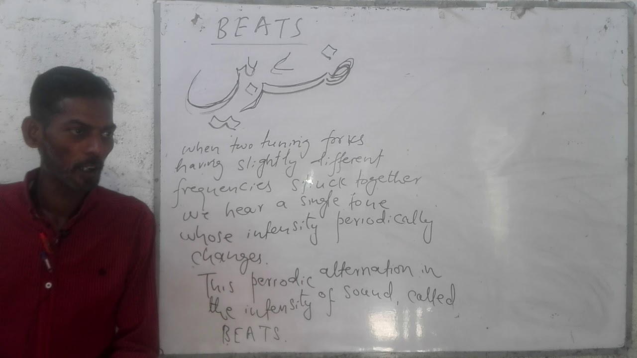 Formation of sound beats and beat frequency - YouTube